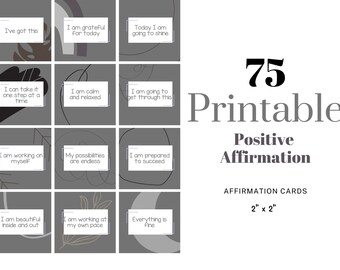 Printable Affirmation Cards for Kids Daily Affirmation - Etsy