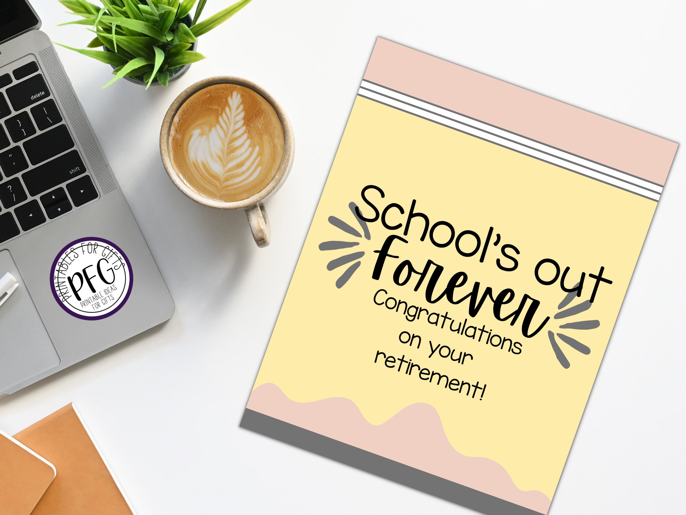 Gift for Retirement, Printable Teacher Gift, Gift for Retired Teacher ...