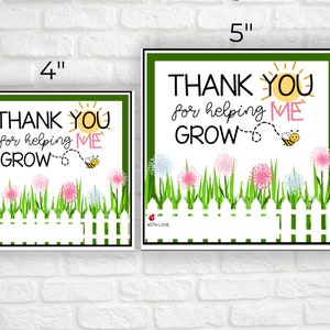 Teacher Appreciation Gift Tags, Printable Gift Tags, Thank You for ...