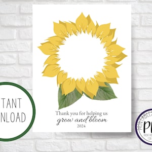 Teacher Gift, Fingerprint Art, Keepsake From Student, Thank You ...