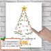 Teacher Christmas Gift Idea Printable Teacher Gift, Fingerprint Art ...