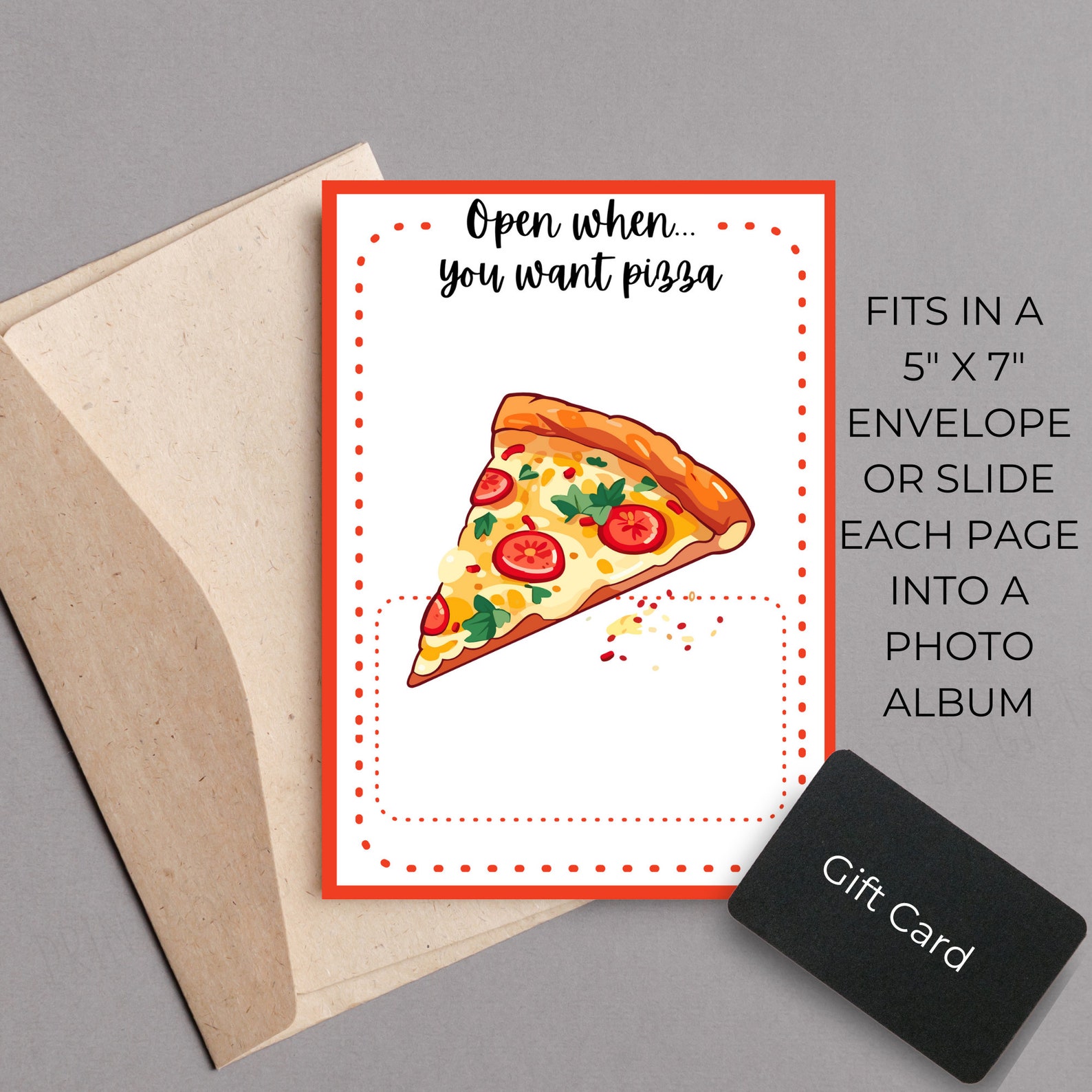 Gift for Teenager, Printable Birthday Gift Card Book, Tween Gift Card ...