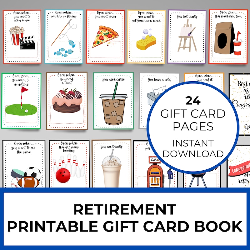 Printable Retirement Card - Etsy