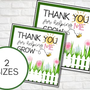 Teacher Appreciation Gift Tags, Printable Gift Tags, Thank You for ...