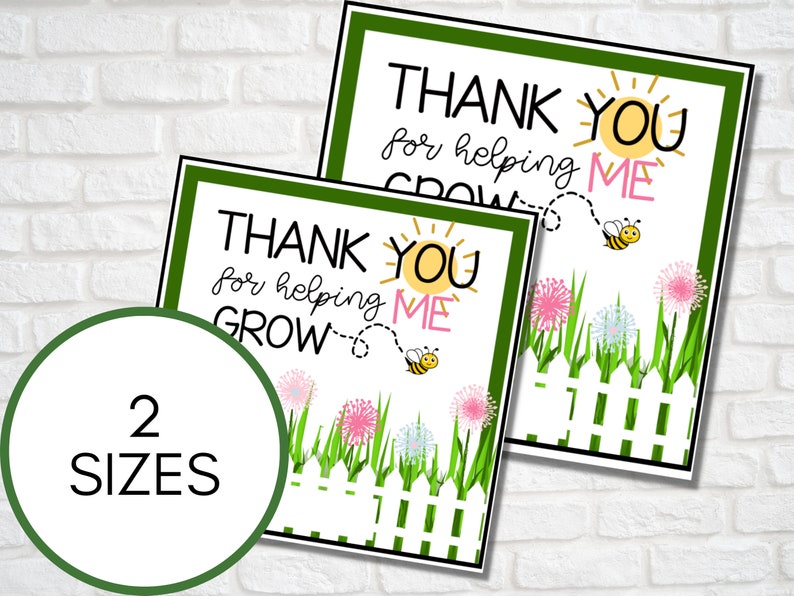 Teacher Appreciation Gift Tags, Printable Gift Tags, Thank You for ...