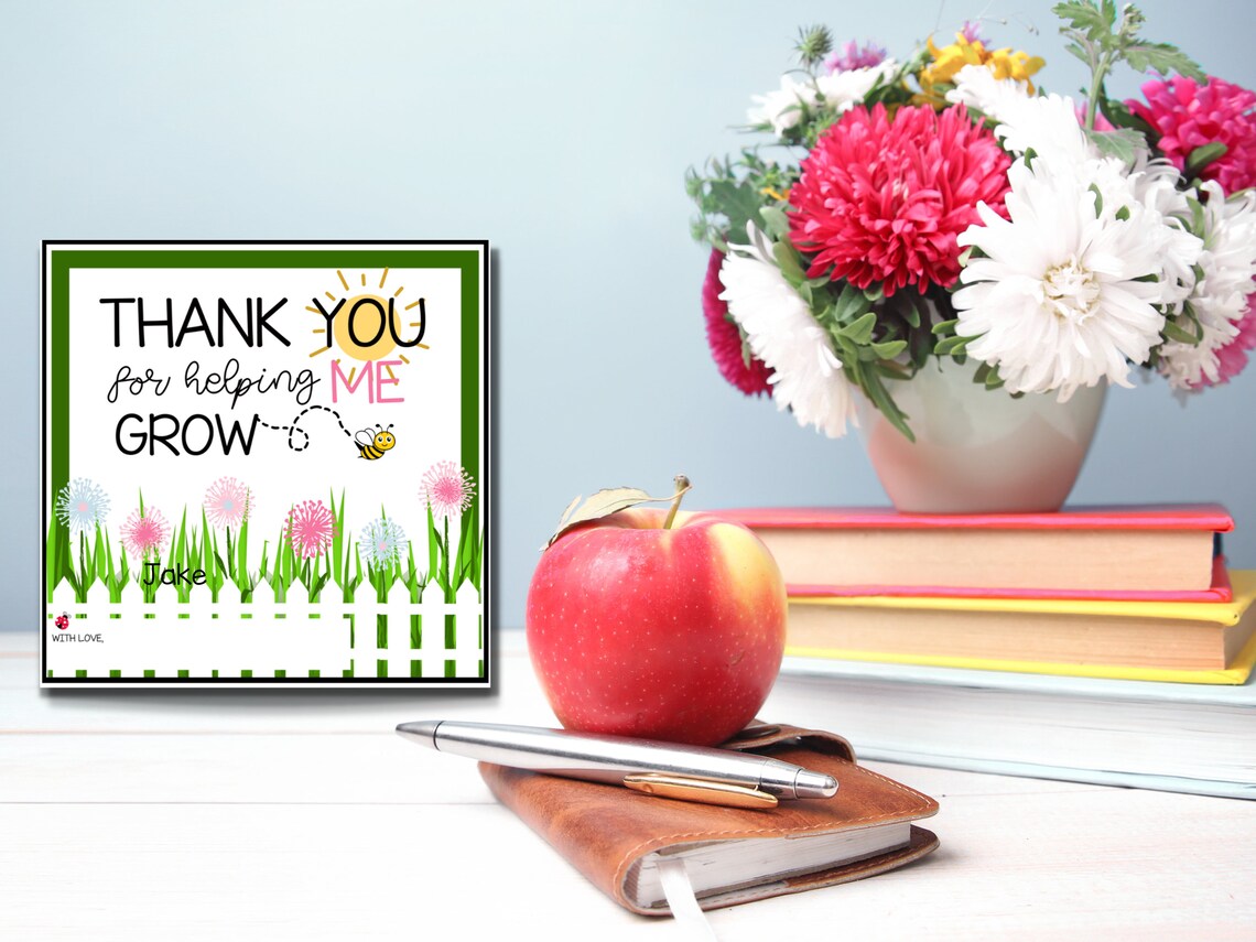 Teacher Appreciation Gift Tags, Printable Gift Tags, Thank You for ...