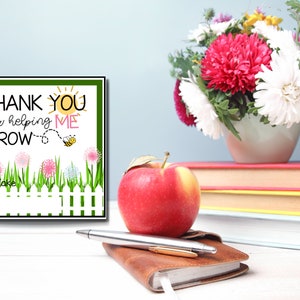 Teacher Appreciation Gift Tags, Printable Gift Tags, Thank You for ...