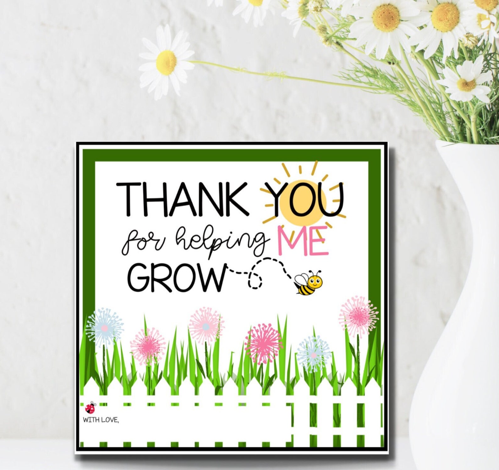 Gift Tags for Teacher, Teacher Appreciation Printable, Thank You for ...