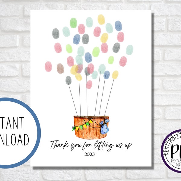 Teacher Fingerprint Art - Etsy