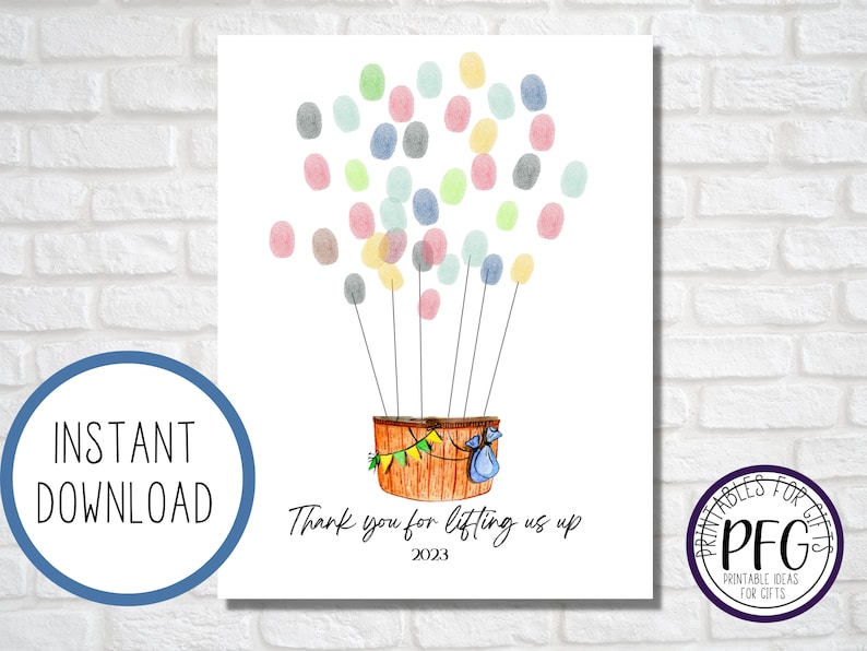 Fingerprint Art Keepsake From Student End of the Year Gift - Etsy