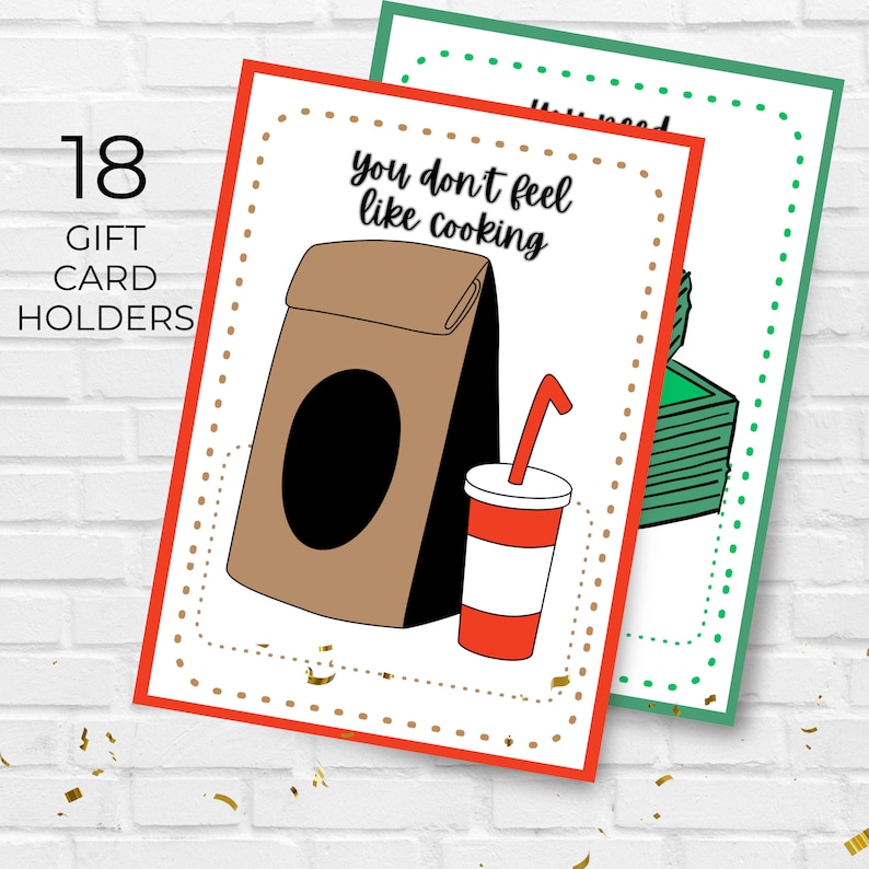 Gift Card Book Printable Gift for Graduate, Gift Card Photo Album, High ...