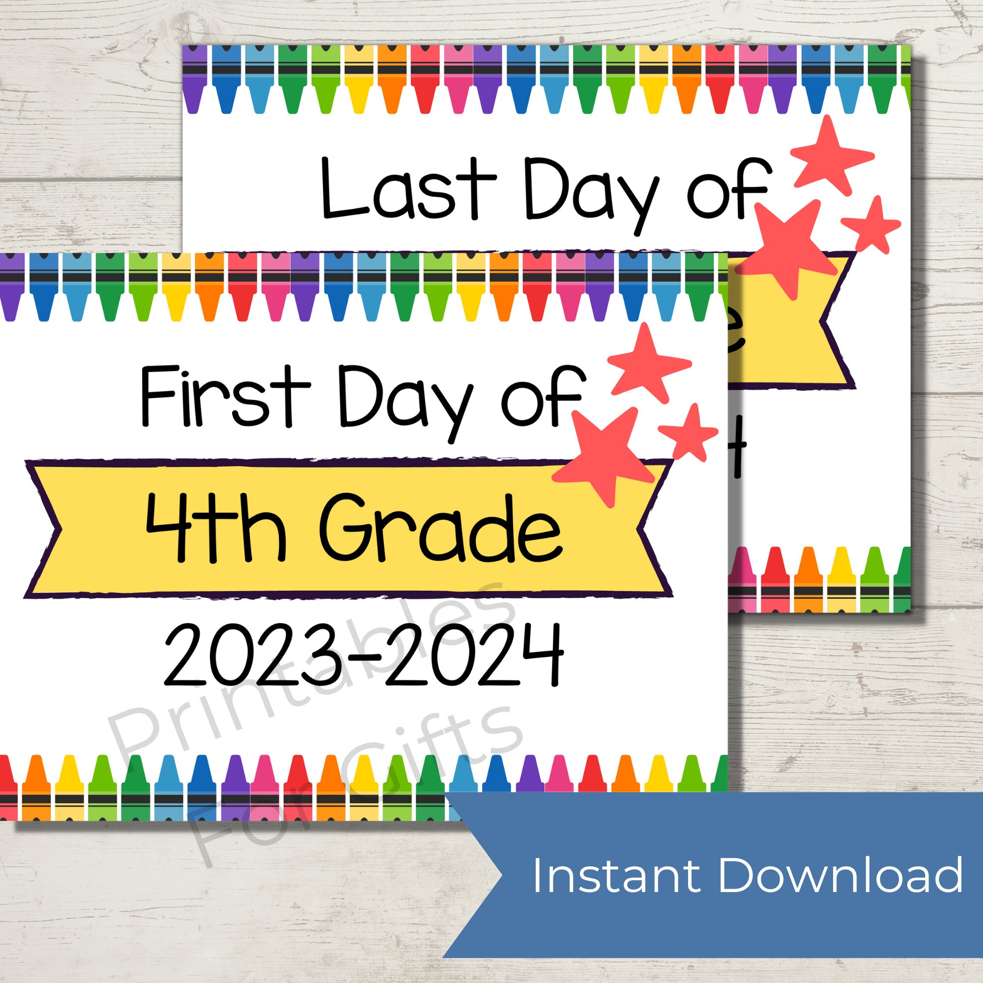 First Day of School Sign Printable Back to School, First Day ...