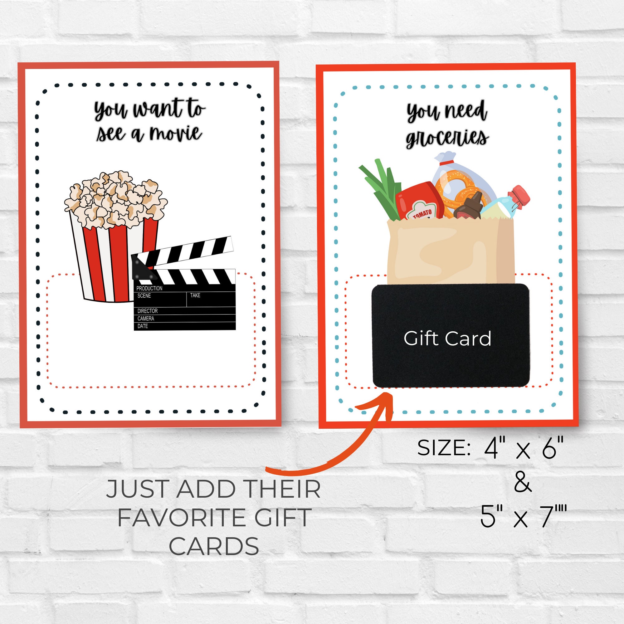 Teacher Gift Card Book, Teacher Appreciation Gift Printable, Gift Card ...