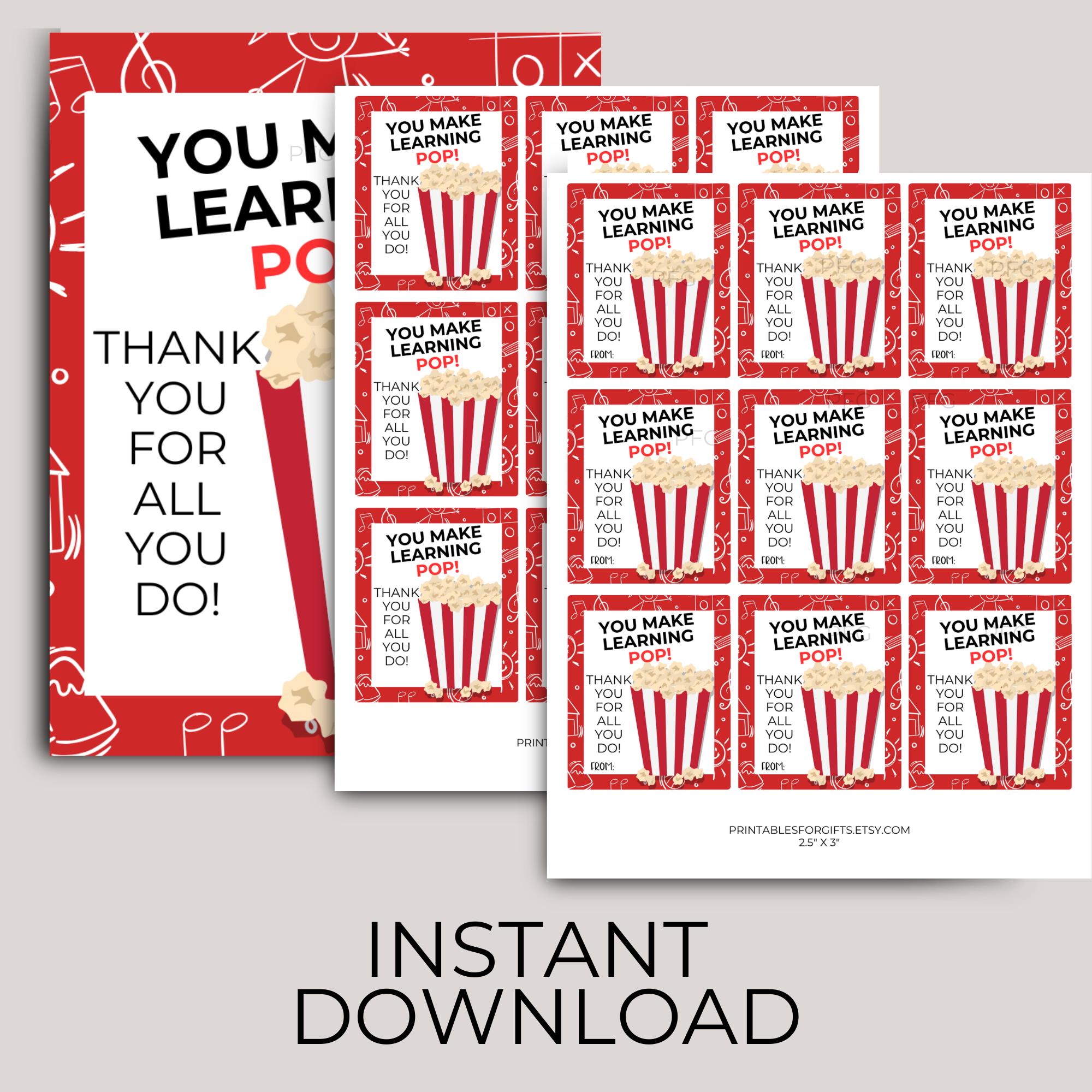 Staff Appreciation Bundle, Teacher Appreciation Week Printable Gift ...