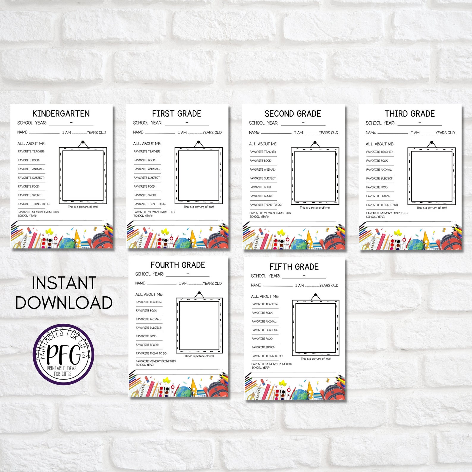 End of the Year Questionnaire for Kids Printable for School Year ...