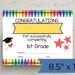 Grade School Diploma Printable Graduation Sign, Preschool Certificate ...