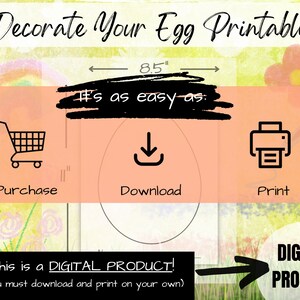 Decorate Your Egg Printable, Egg Coloring Sheet, Classroom Easter ...