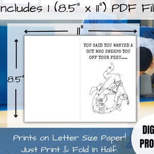 Printable Jiu Jitsu/judo Greeting Card, Jiu Jitsu Card for Girlfriend ...