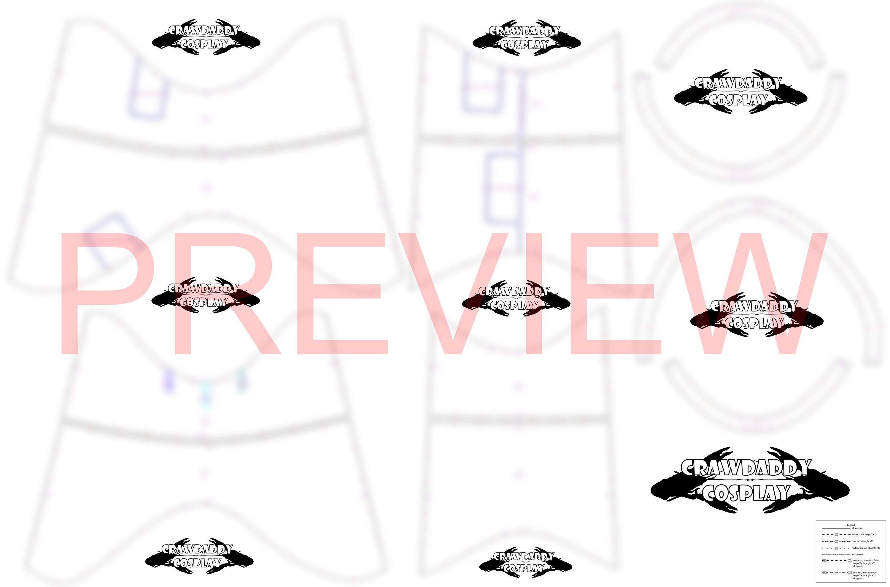 Space Marine Mark VII aquila Shin Pattern - Etsy