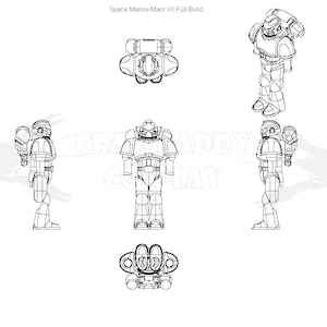 Space Marine Mark VII aquila Palatine Aquila for Chest Armor - Etsy