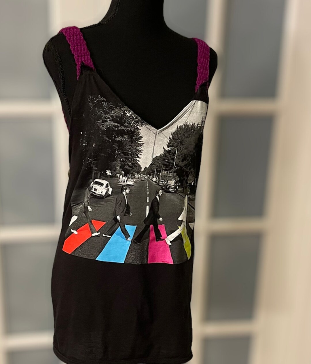 Band Upcycled Tank, Customize, Sustainable Fashion, Reworked Repurposed ...