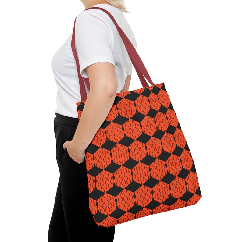 Seamless Geometric Pattern Tote Bag AOP, Birthday Gift Tote Bag, Trendy ...