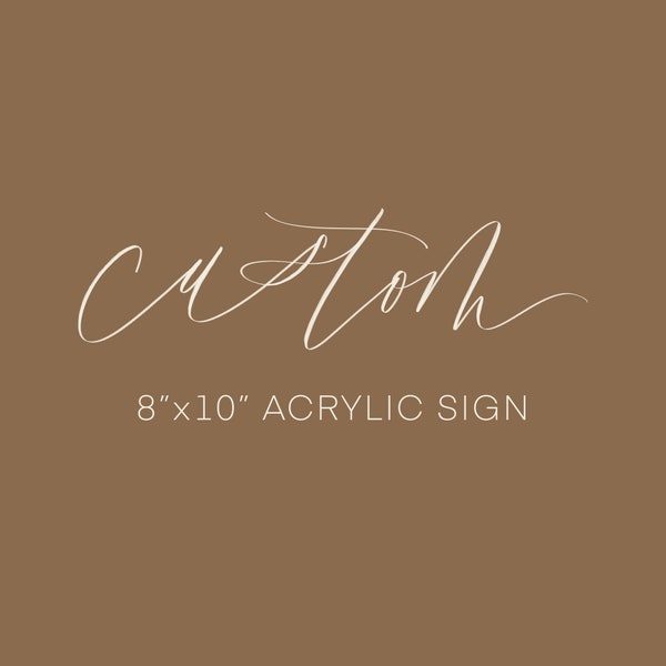 Hand Lettered Sign - Etsy