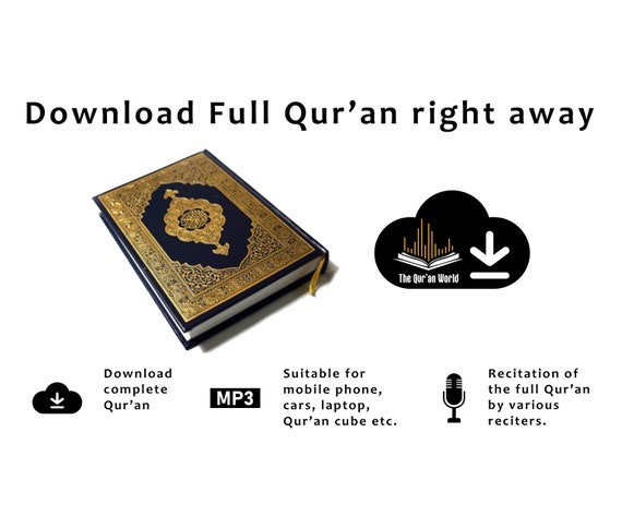 Beautiful Quran Recitation by Multiple Reciters DIGITAL QURAN | Etsy