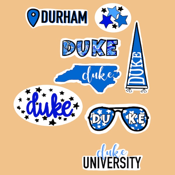 College Custom Stickers - Etsy