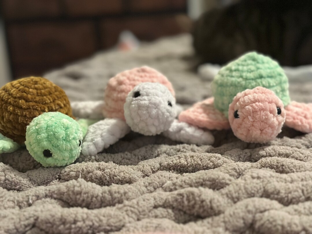 Small Crochet Sea Turtle - Etsy
