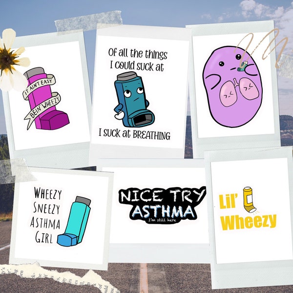 Asthma Stickers - Etsy