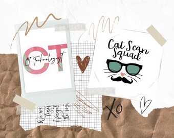 Cat Scan Stickers - Etsy