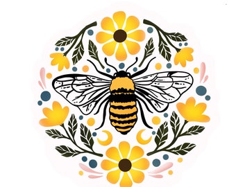 Pollinator Sticker Sheet Pollinator Stickers Bee Sticker - Etsy