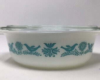 Blue Bird Pyrex | Etsy