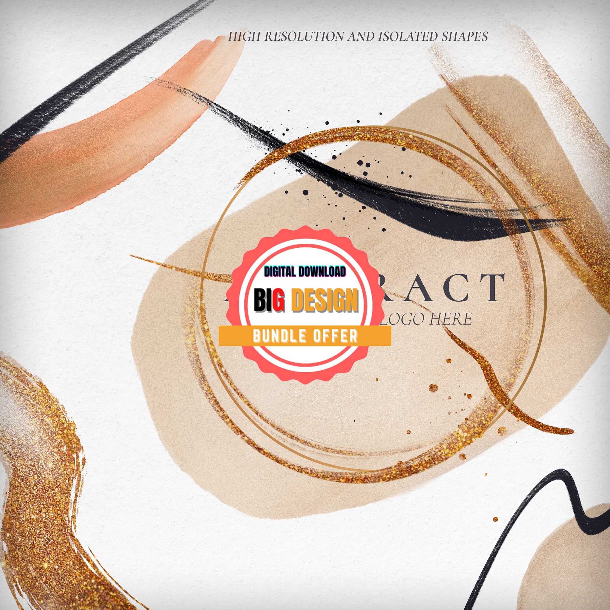 BIG Digital Download PSD Layers File Editable Layers for Adobe ...