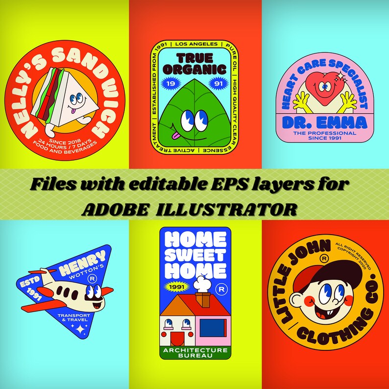 BIG Digital Download AI/ PSD Layers File Editable Layers for Adobe ...