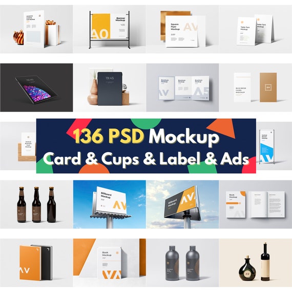 BIG Digital Download 136 PSD Bundle Layered File Editable | Etsy