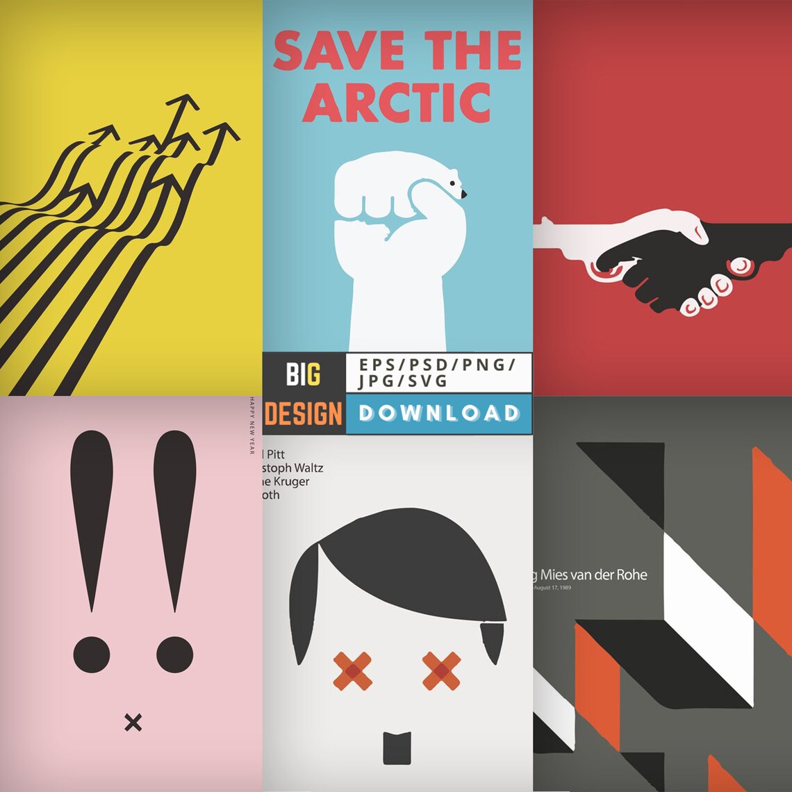 BIG Digital Download AI Layers File Editable Layers for Adobe ...