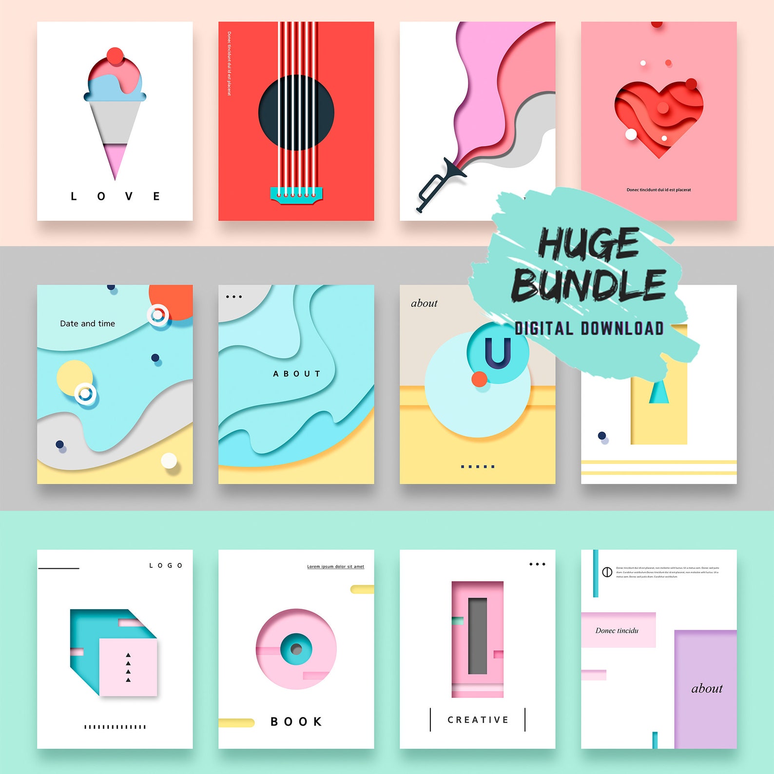 BIG Digital Download PSD Layers File Editable Layers for Adobe ...