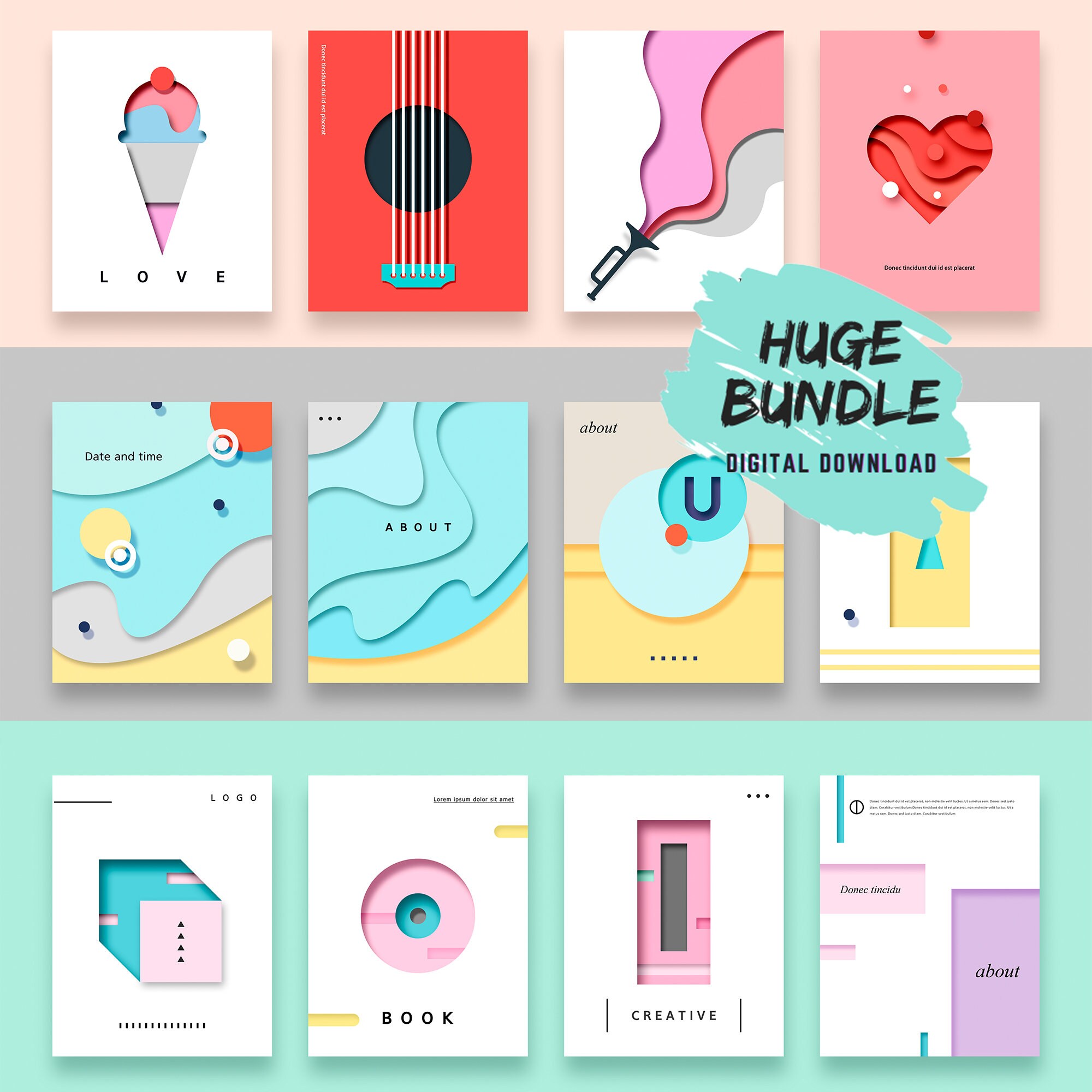 BIG Digital Download PSD Layers File Editable Layers for Adobe ...