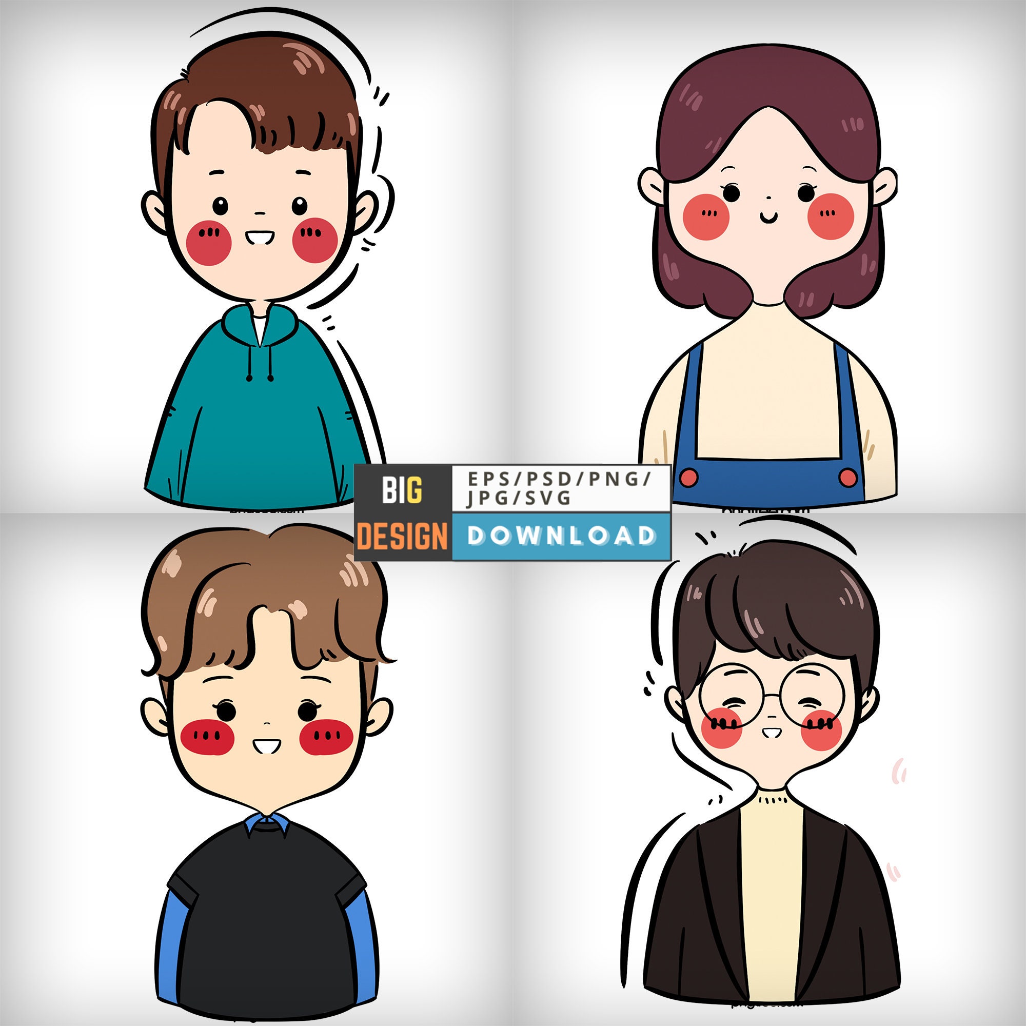 BIG Digital Download PSD Layers File Editable Layers for Adobe ...