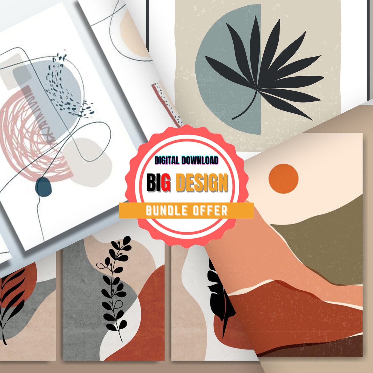 BIG Digital Download SVG/ EPS Files Editable Layers for Adobe ...