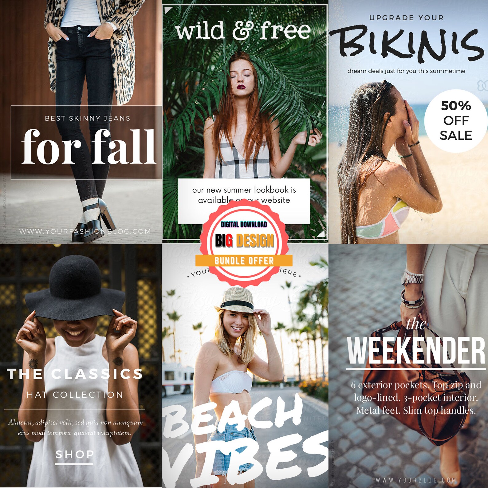 BIG Digital Download PSD Editable File for Adobe Photoshop-modern ...