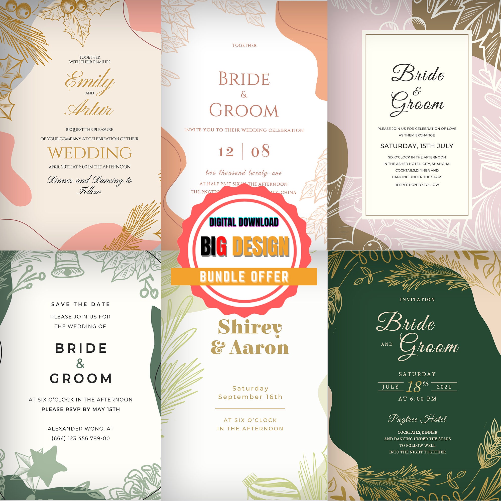 BIG Digital Download PSD Layers File Editable Layers for Adobe ...