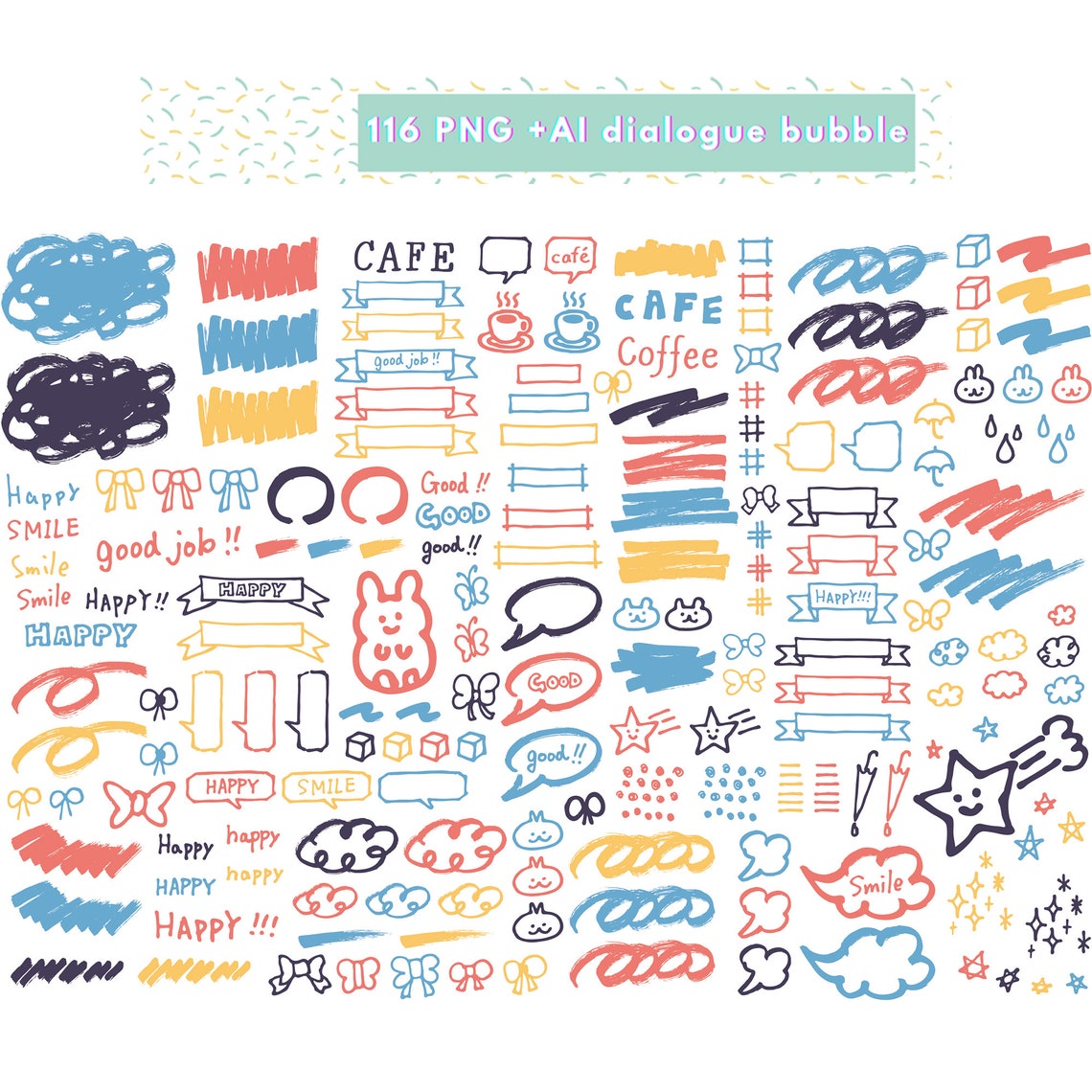 BIG Digital Download AI Layers File PNG Editable Layers for Adobe ...