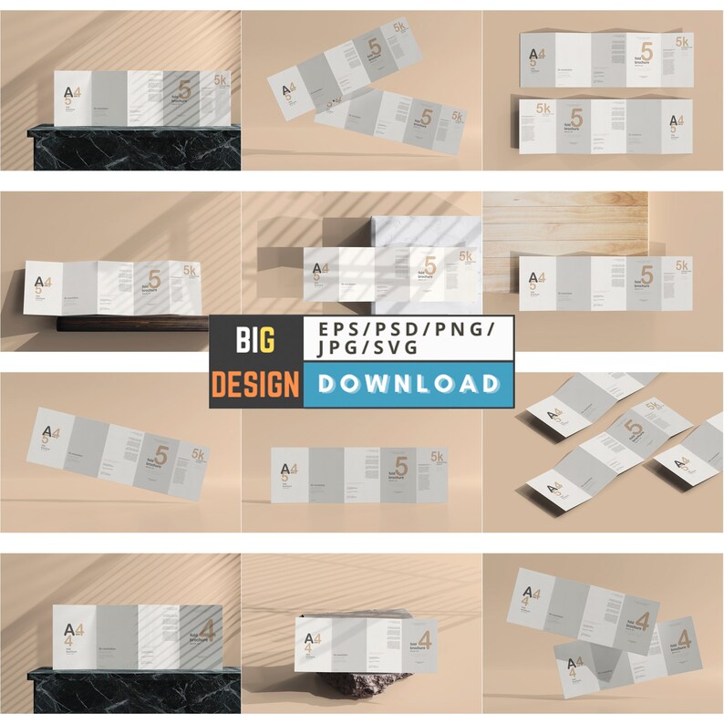 BIG Digital Download 51 PSD Bundle Layered File Editable Mockup ...