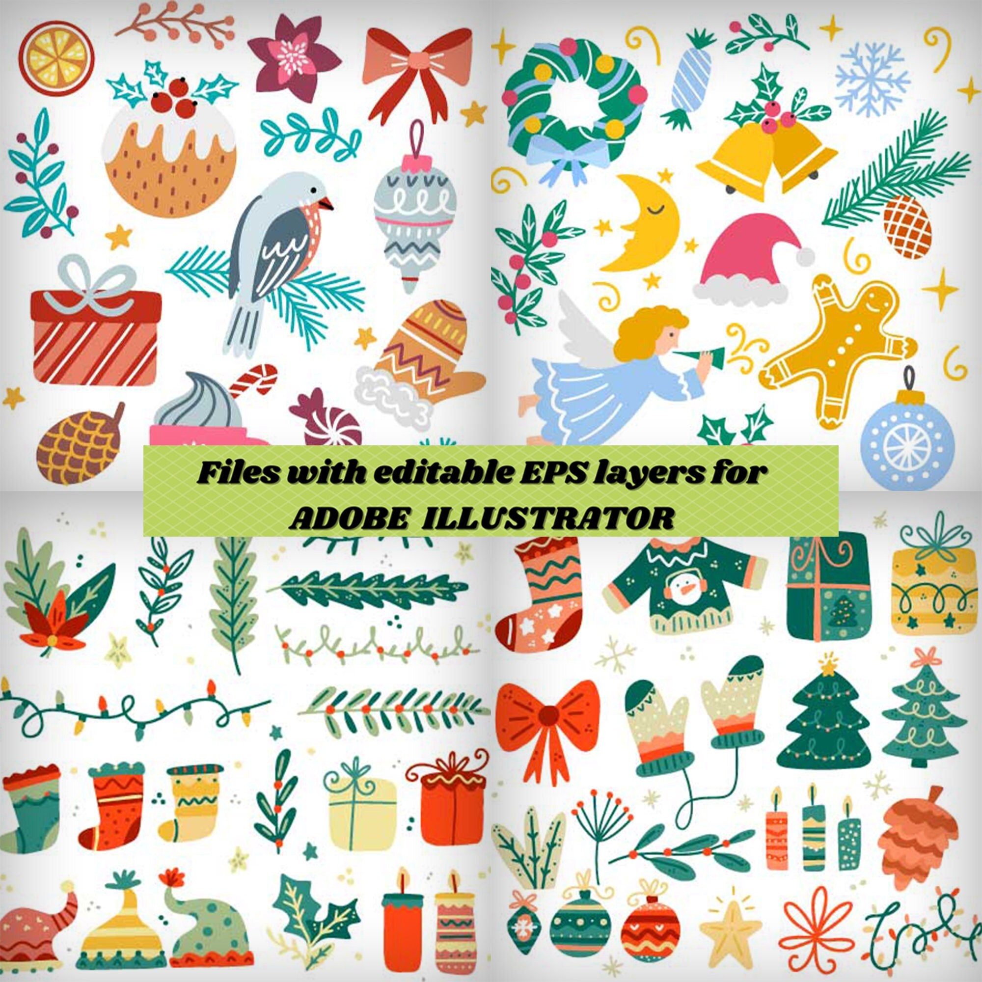 BIG Digital Download AI Layers File Editable Layer Adobe Illustrator ...