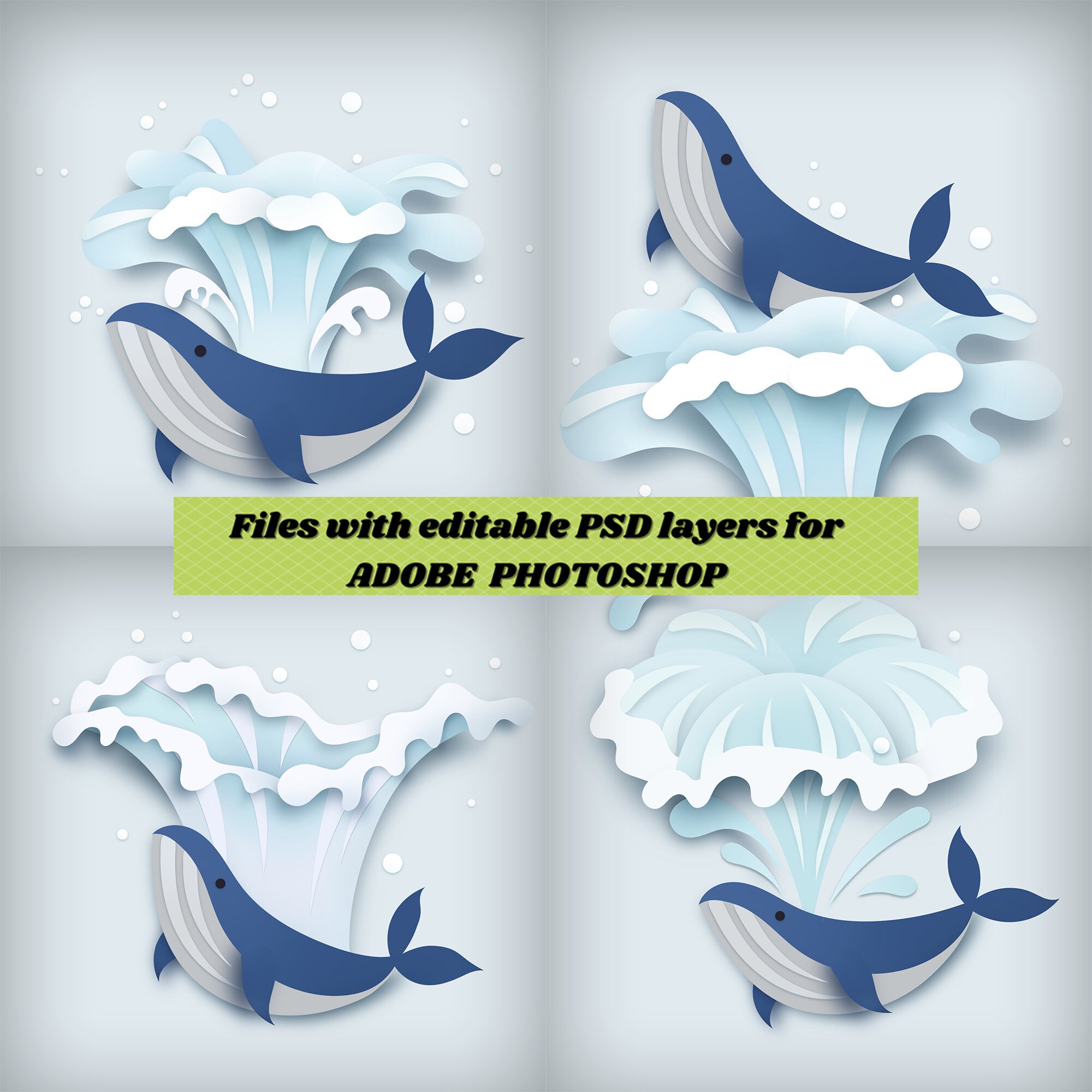 BIG Digital Download PSD Layers File Editable Layers for Adobe ...