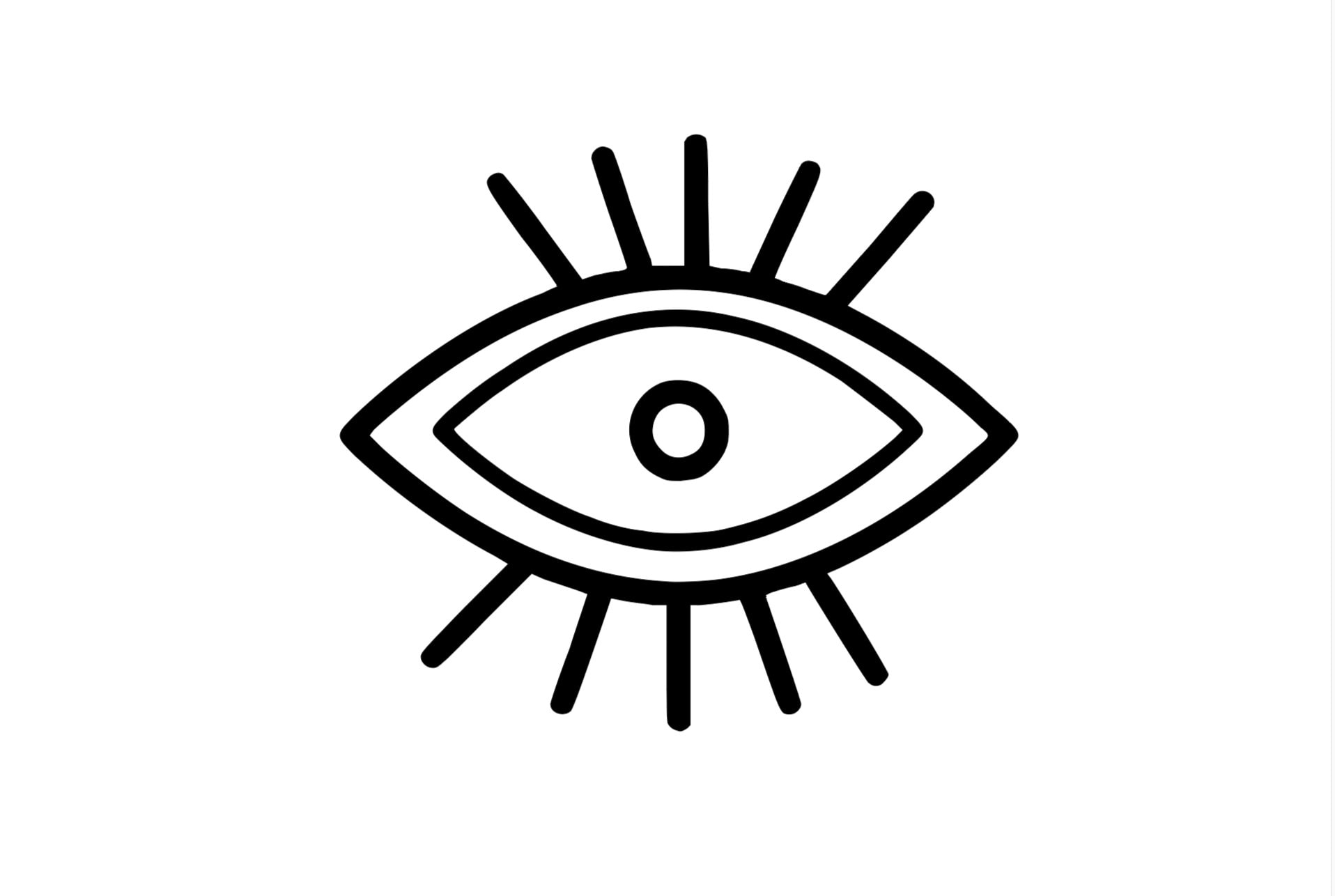 Evil Eye Decal // Evil Eye Iron-on - Etsy