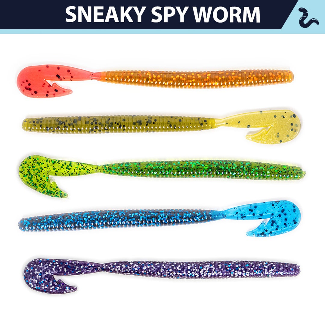 Sneaky Spy Worm - 5.75" Assault Worm (8/pk) - Etsy